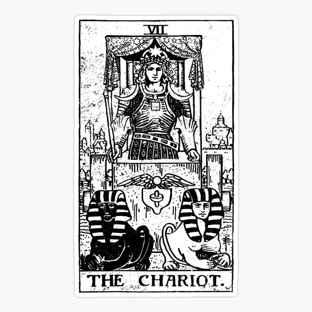 Maneki The Chariot Tarot Card - Mor Arcana - Ortune Telling - Occult Er ...