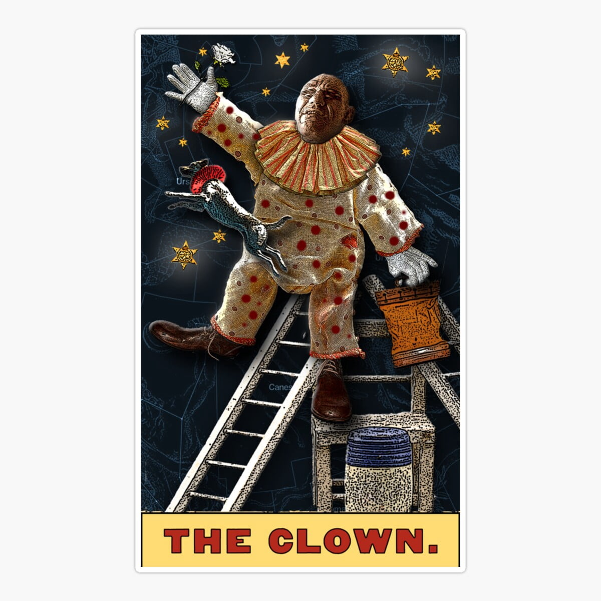 Maneki The Clown: Circus Tarot By Duck Soup Productions Er, Phone Decal ...