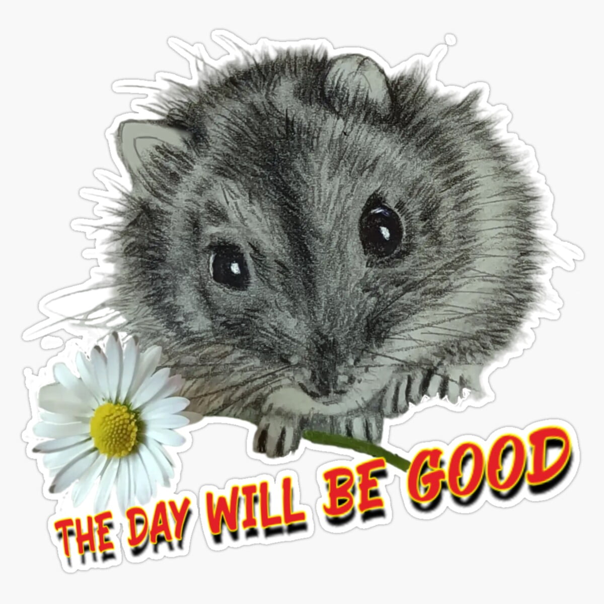 Maneki The Day Will Be Good Er, Phone Decal Water Bottle Stickers Car ...