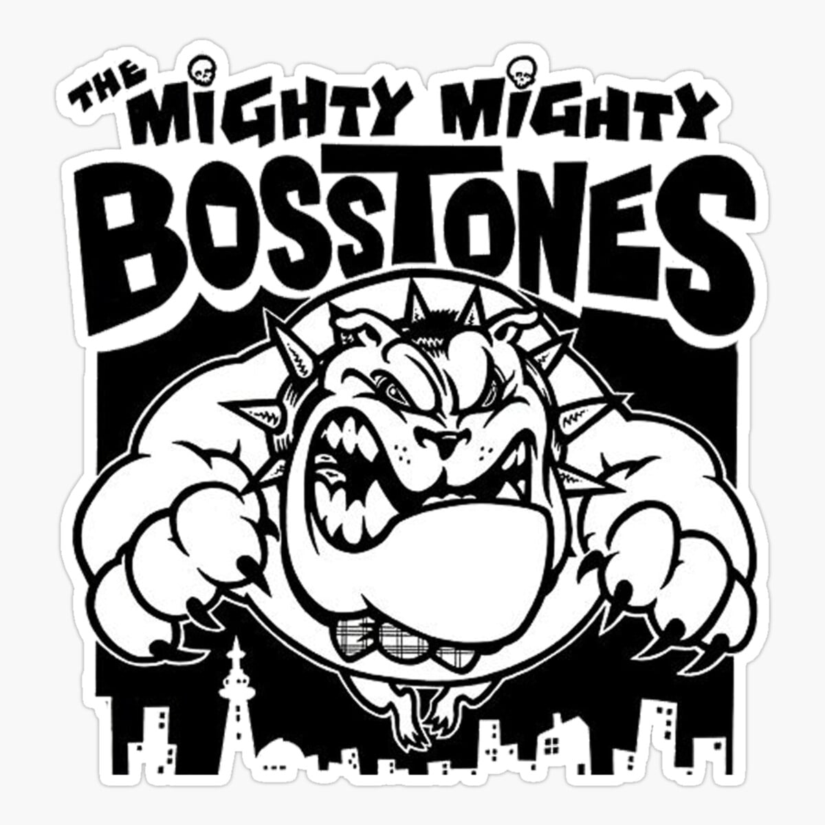 Maneki The Dog Are Bosstones Sticker, Phone Decal Water Bottle Stickers ...