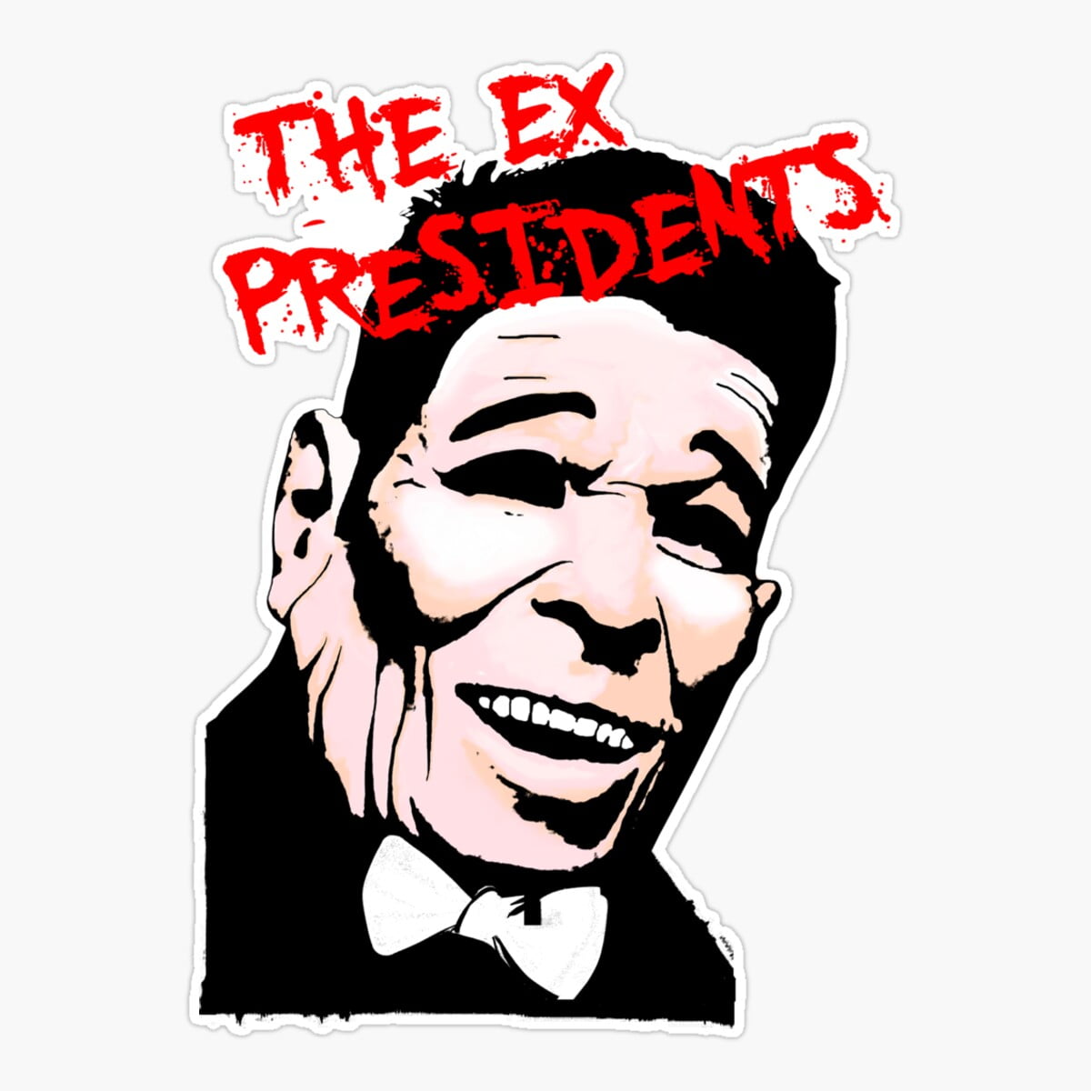 Maneki The Ex Presidents Sticker, Phone Decal Water Bottle Stickers Car ...