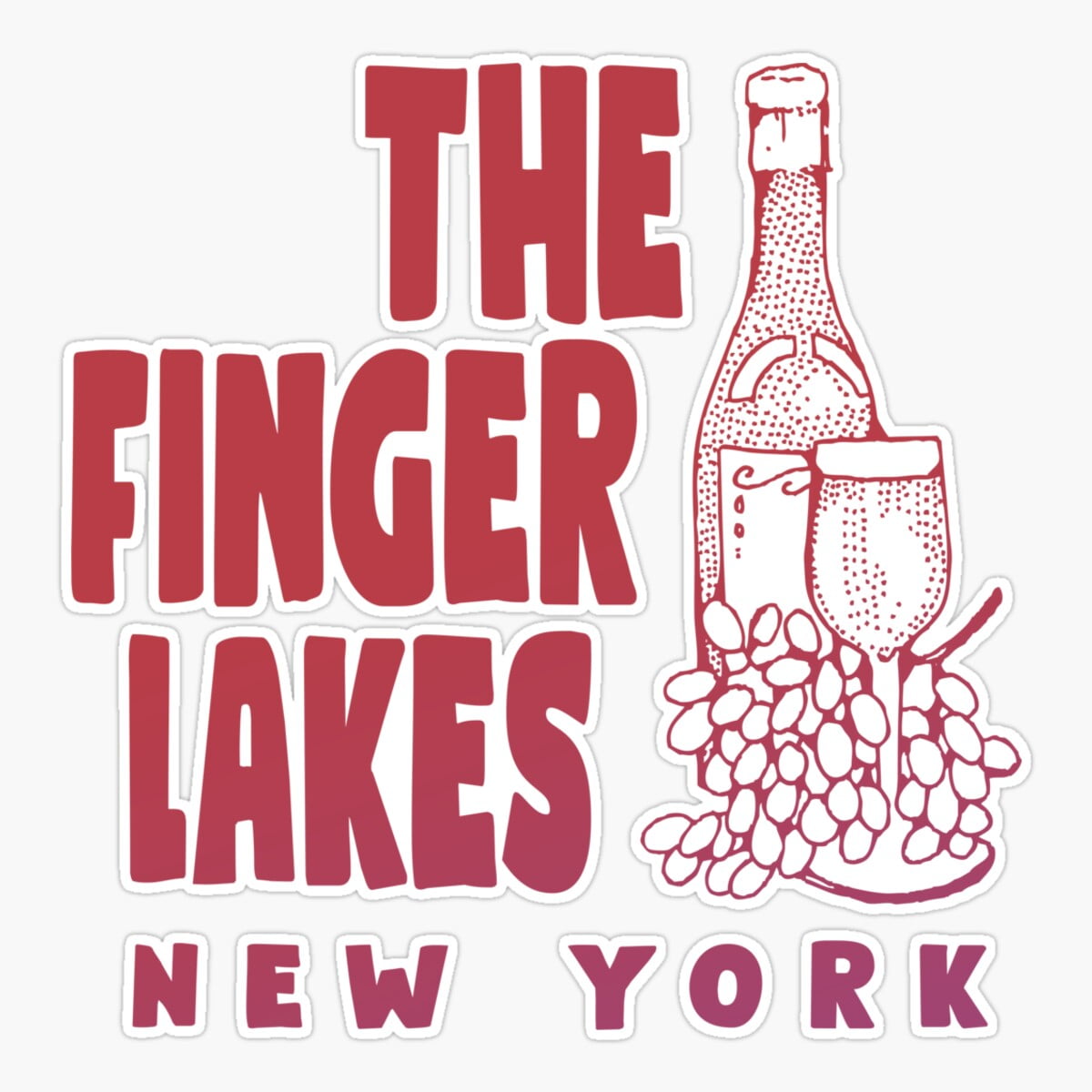 Maneki The Finger Lakes Winery Wine Tour Gifts - Red And Purple Er ...