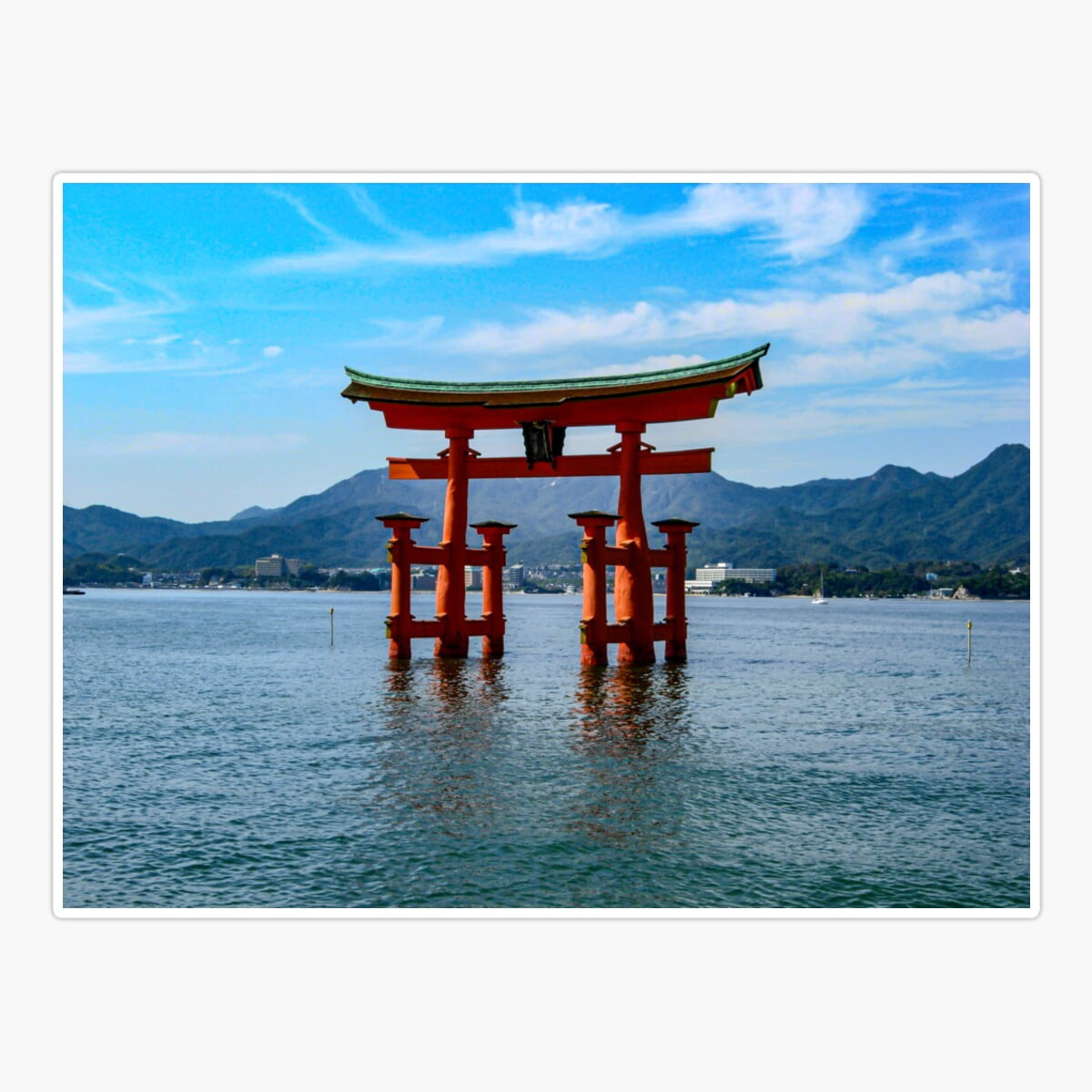 Maneki The Floating Tori Gate Of Itsukushima Shirne, Miyajima, Japan ...