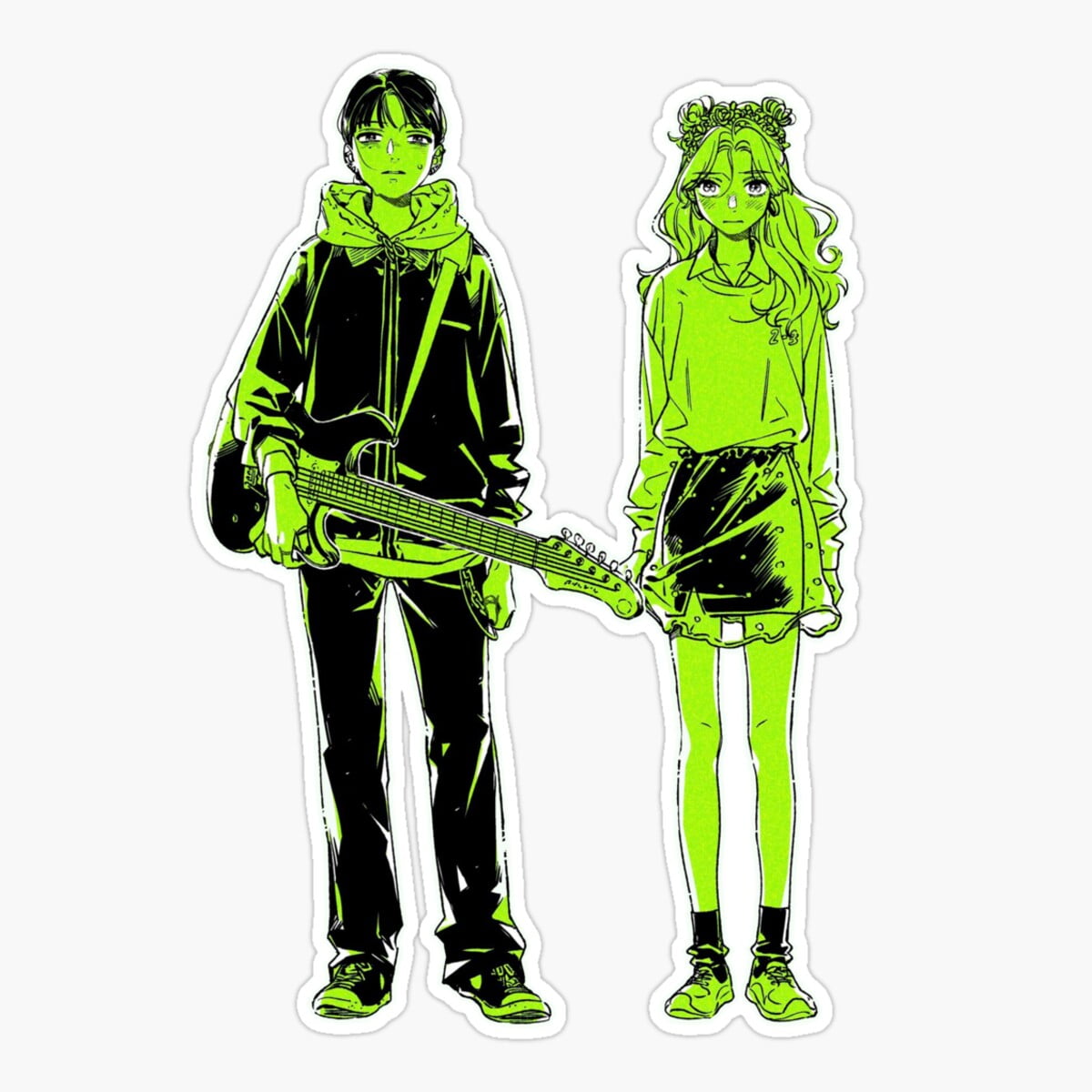 Maneki The Guy She Was Interested In Wasn'T A Guy At All Sticker, Phone ...