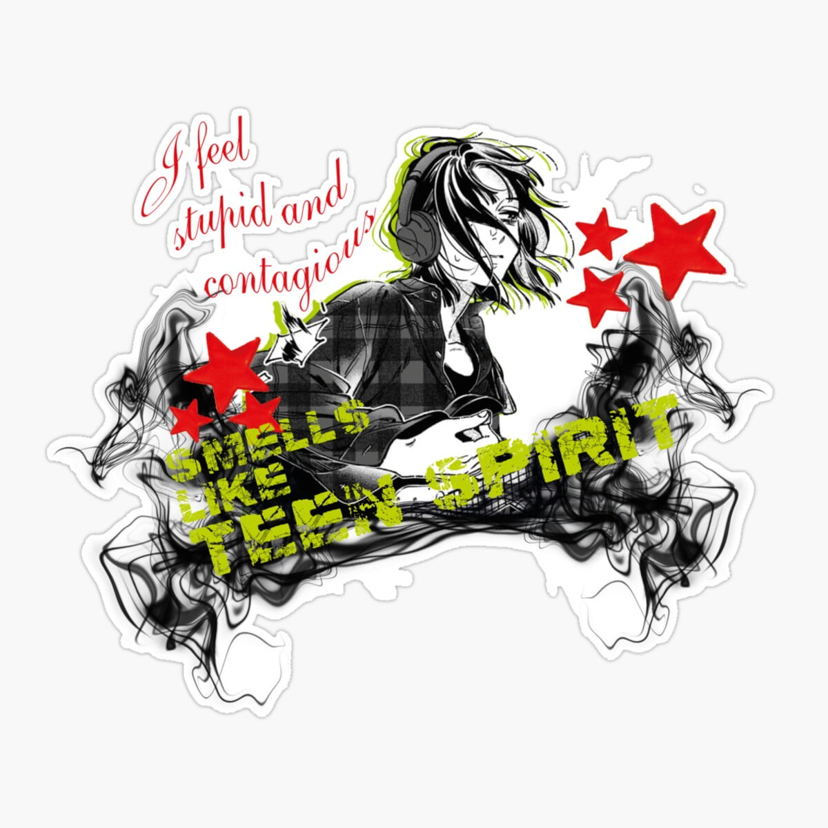 Maneki The Guy She Was Interested In Wasn'T A Guy At All Sticker, Phone ...