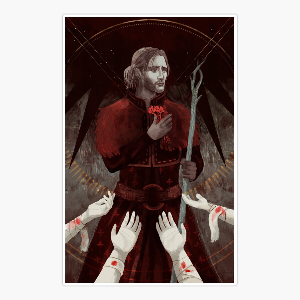 Maneki The Healer Er, Phone Decal Water Bottle Stickers Car Decals ...