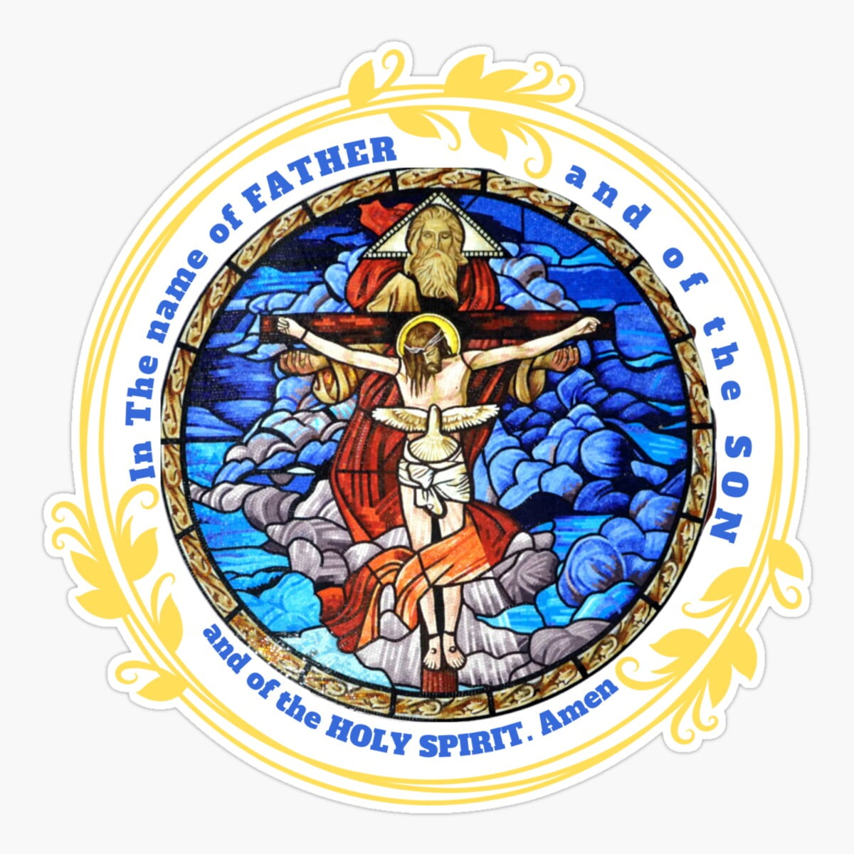 Maneki The Holy Trinity, Trinitas Er, Phone Decal Water Bottle Stickers ...