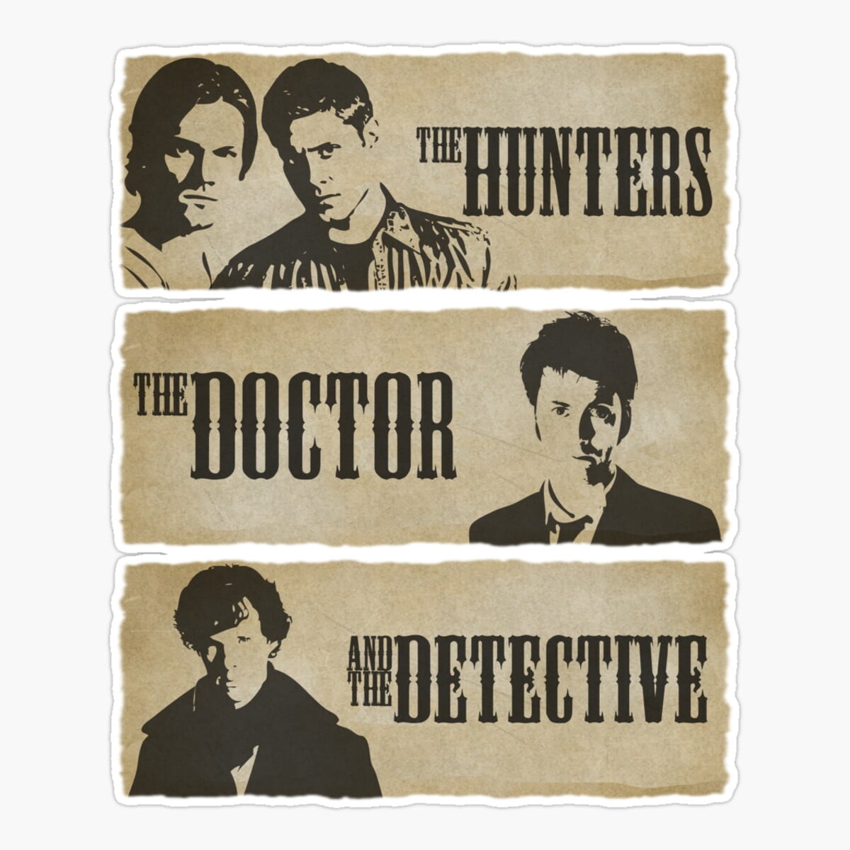Maneki The Hunters, The Doctor And The Detective Er, Phone Decal Water ...