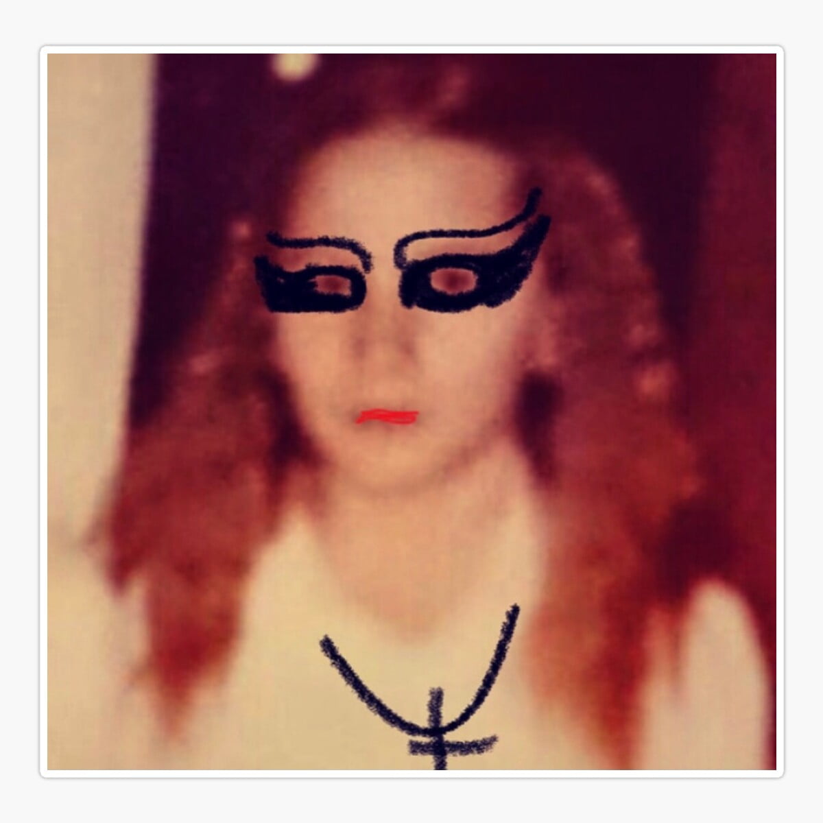 Maneki The It Girl Sticker, Phone Decal Water Bottle Stickers Car ...