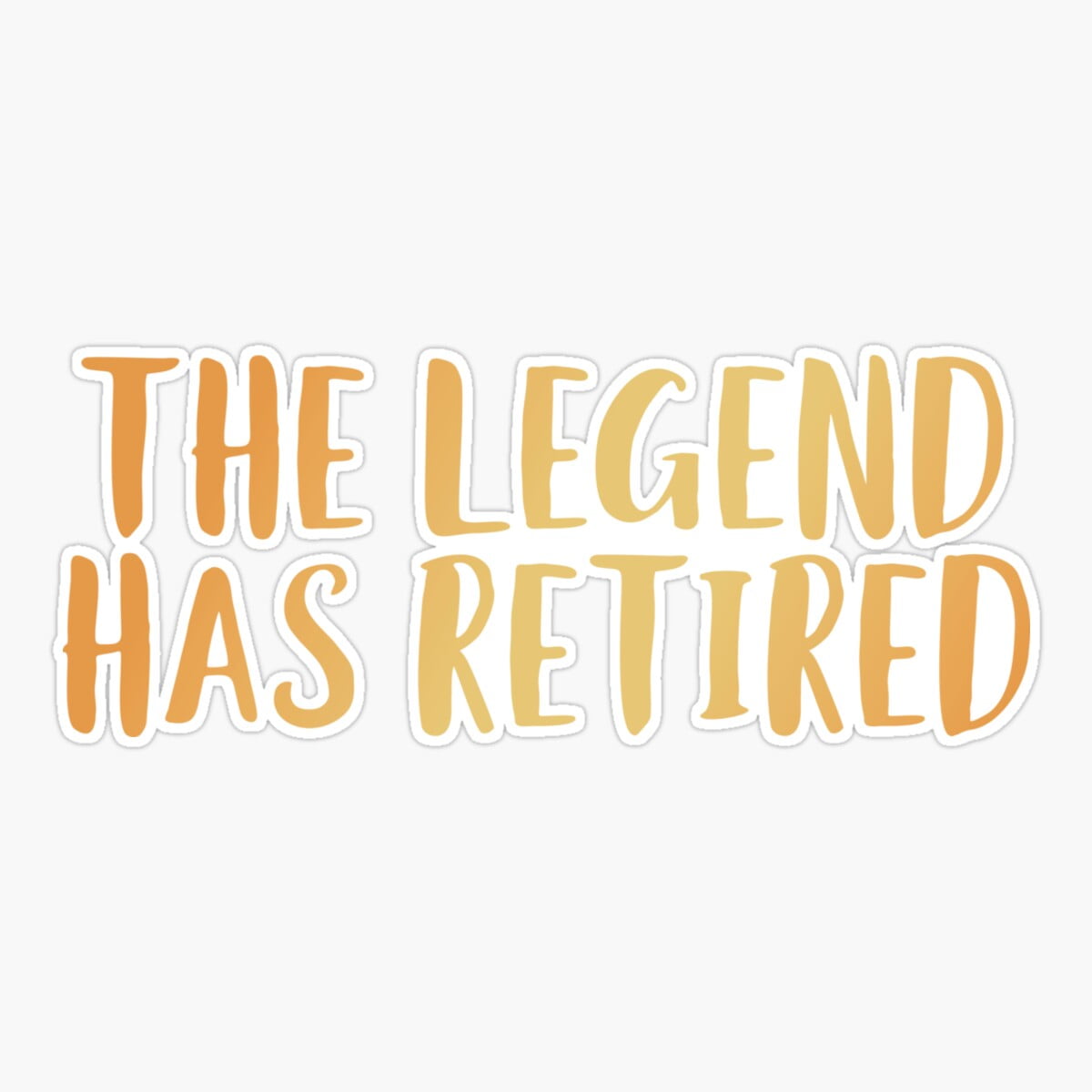 Maneki The Legend Has Retired Er, Phone Decal Water Bottle Stickers Car ...