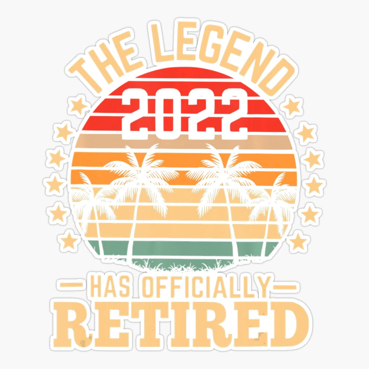 Maneki The Legend Has Retired Retirement Mens Women Er, Phone Decal ...