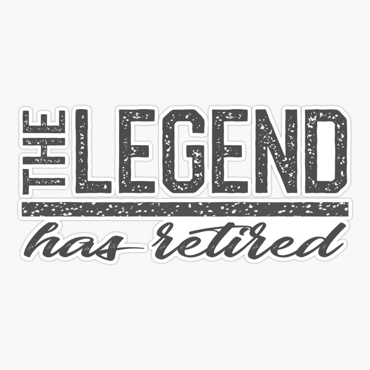 Maneki The Legend Retirement Er, Phone Decal Water Bottle Stickers Car ...