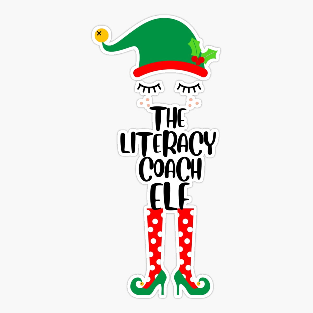 Maneki The Literacy Coach El Sticker, Phone Decal Water Bottle Stickers ...