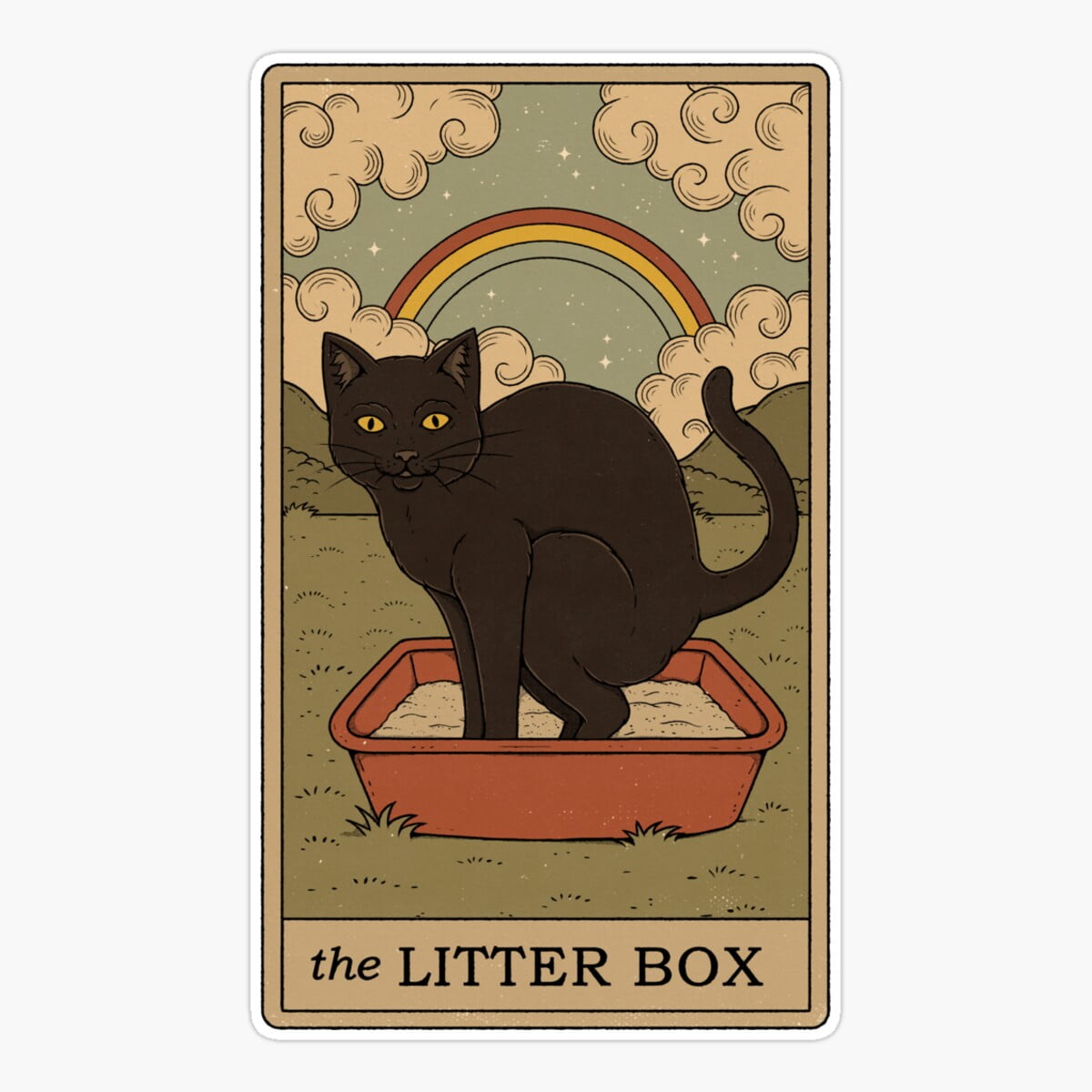 Maneki The Litter Box Er, Phone Decal Water Bottle Stickers Car Decals ...