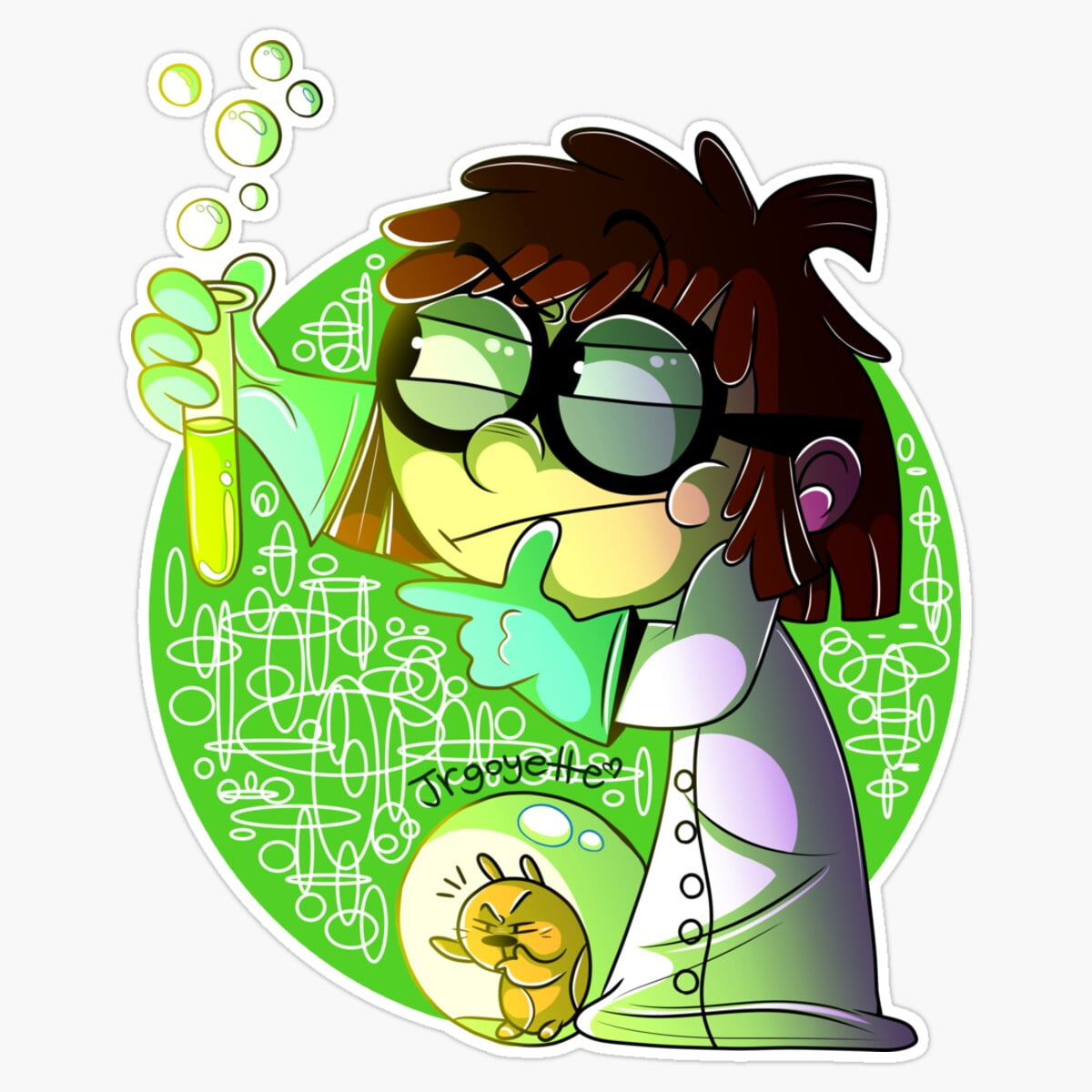 Maneki The Loud House Lisa Loud With Test Tube And Hamster Er, Phone ...