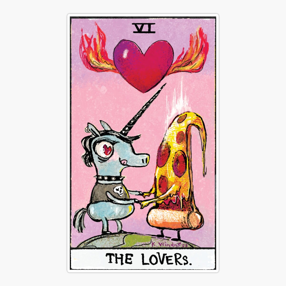 Maneki The Lovers ( Love) Rom The Stabby Unicorn Tarot Collection Er ...