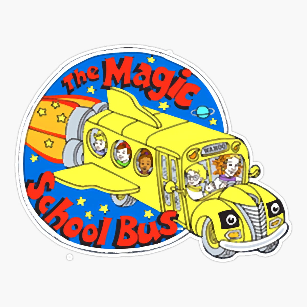 Maneki The Magic School Bus Er, Phone Decal Water Bottle Stickers Car ...