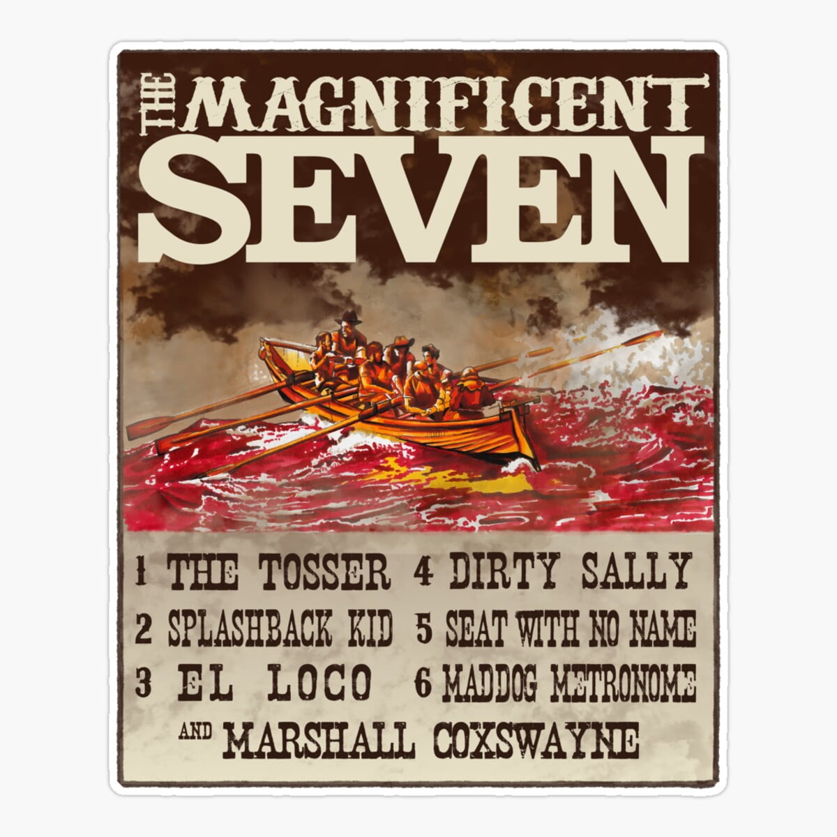 Maneki The Magniicent 7 Row Again er - Walmart.com