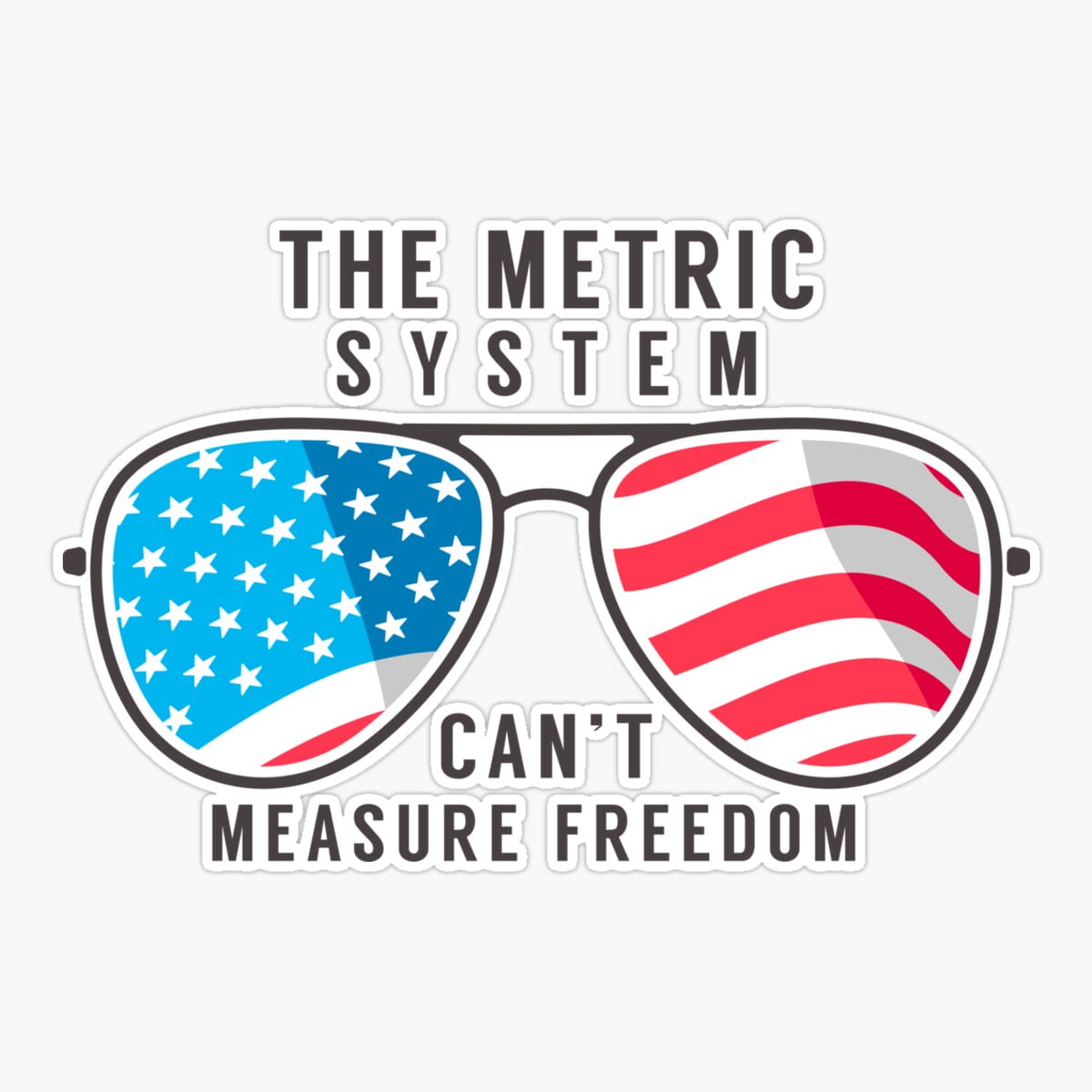 Maneki The Metric System Can'T Measure Freedom Er, Phone Decal Water ...