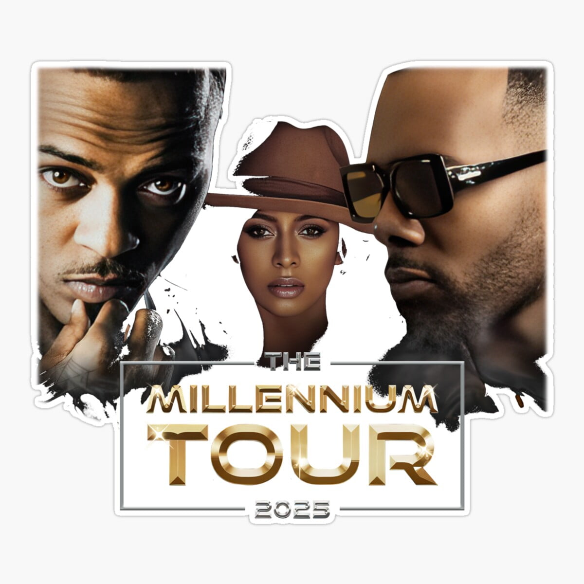 Maneki The Millennium 2025 Tour er,Phone Decal Water Bottle Stickers Car Decals, Funny Birthday ...