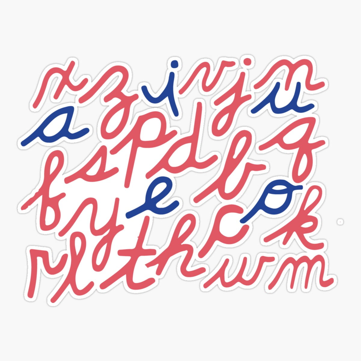 Maneki The Mobile Alphabet Er, Phone Decal Water Bottle Stickers Car ...