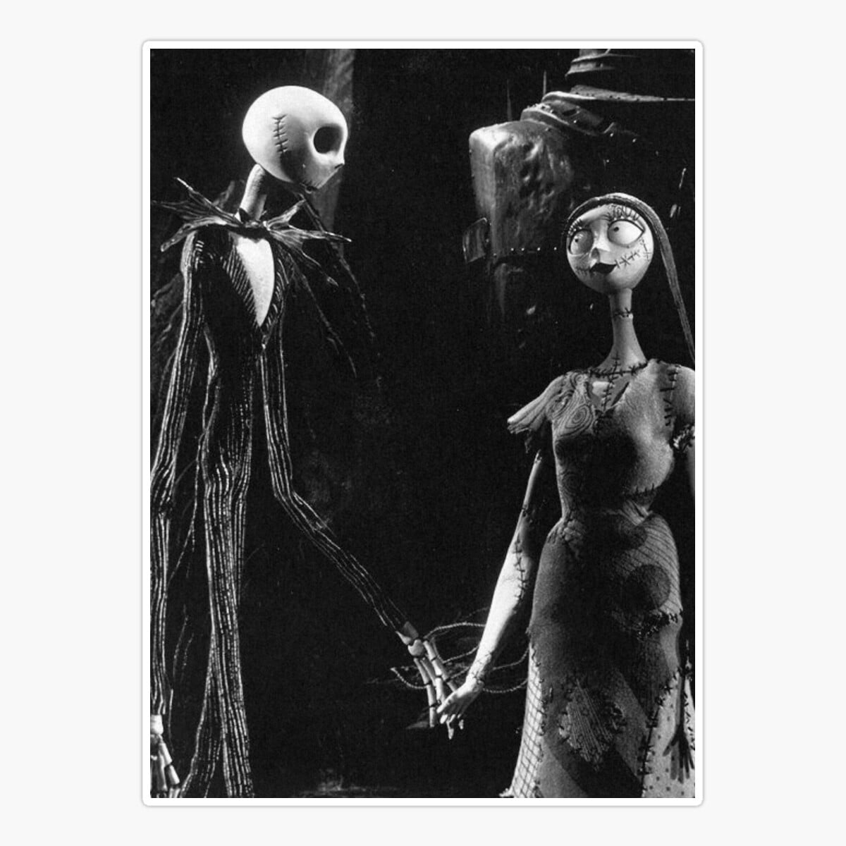 Maneki The Nightmare Before Christmas Sticker, Phone Decal Water Bottle ...