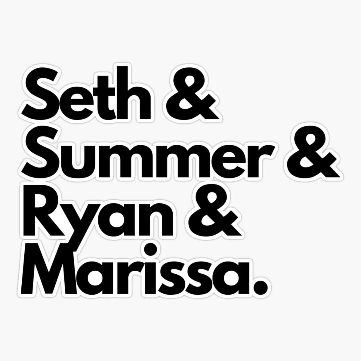 Maneki The Oc Characters Sticker, Phone Decal Water Bottle Stickers Car ...