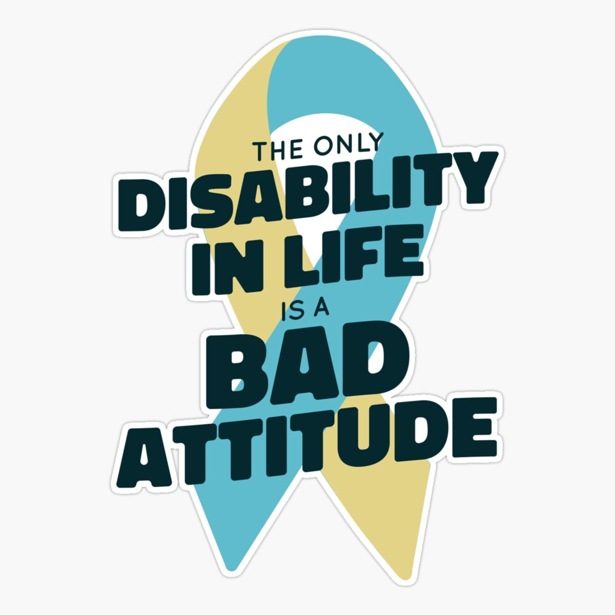 Maneki The Only Disability In Life... Er, Phone Decal Water Bottle ...