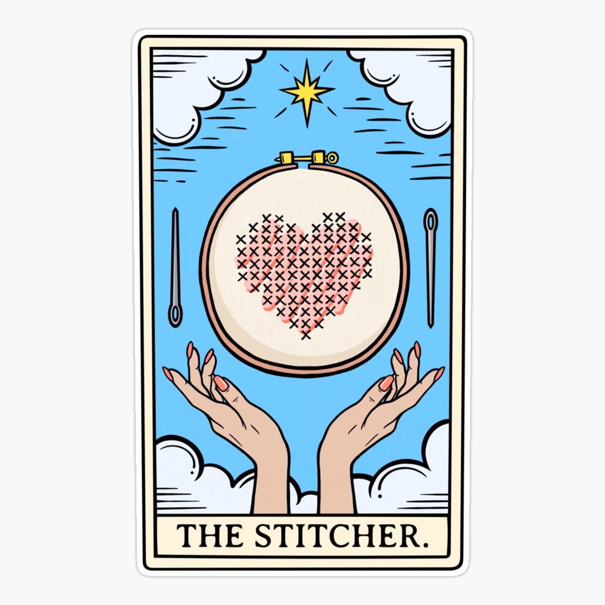 Maneki The Original Er Tarot Card Er, Phone Decal Water Bottle Stickers ...