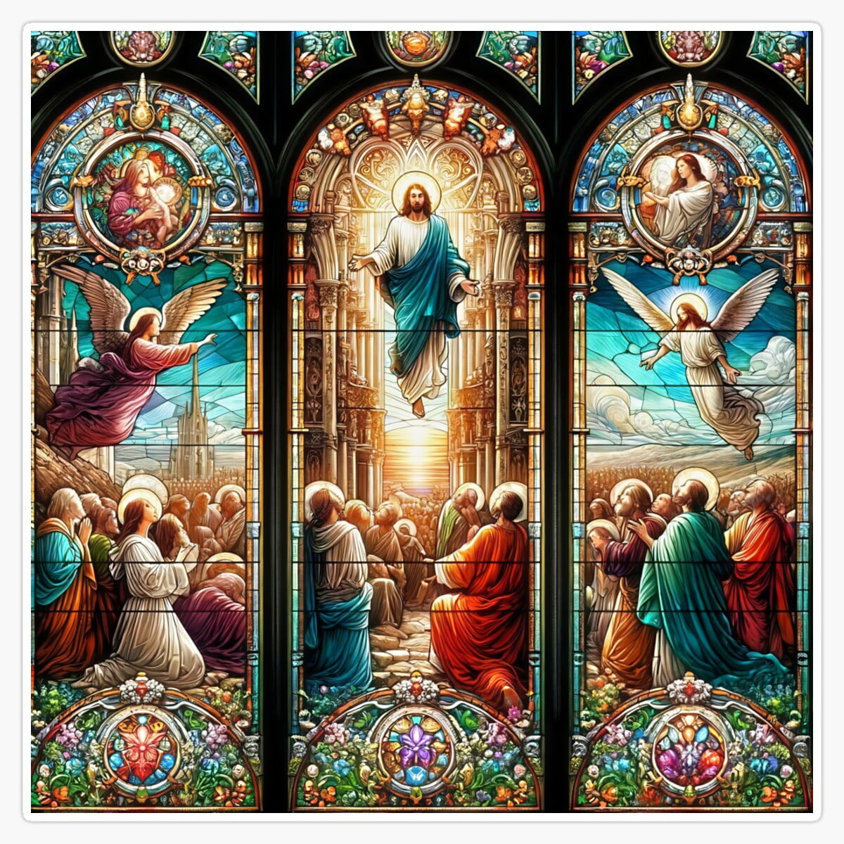 Maneki The Resurrection Of Christ Er, Phone Decal Water Bottle Stickers ...