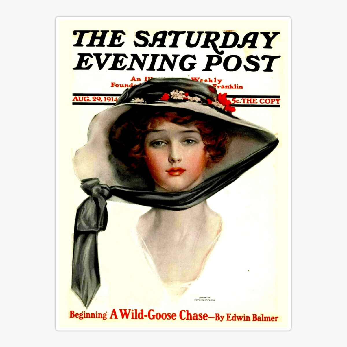 Maneki The Saturday Evening Post : Vintage 1914 Magazine Advertising ...