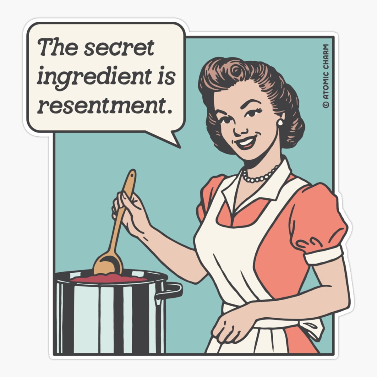 Maneki The Secret Ingredient - Color Sticker, Phone Decal Water Bottle ...