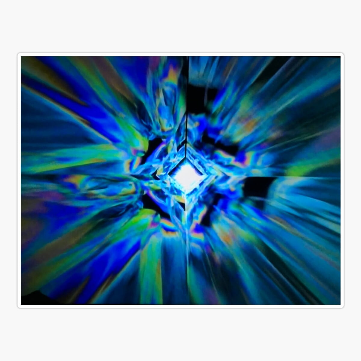 Maneki The Slit-Scan Diamond Tunnel Er, Phone Decal Water Bottle ...