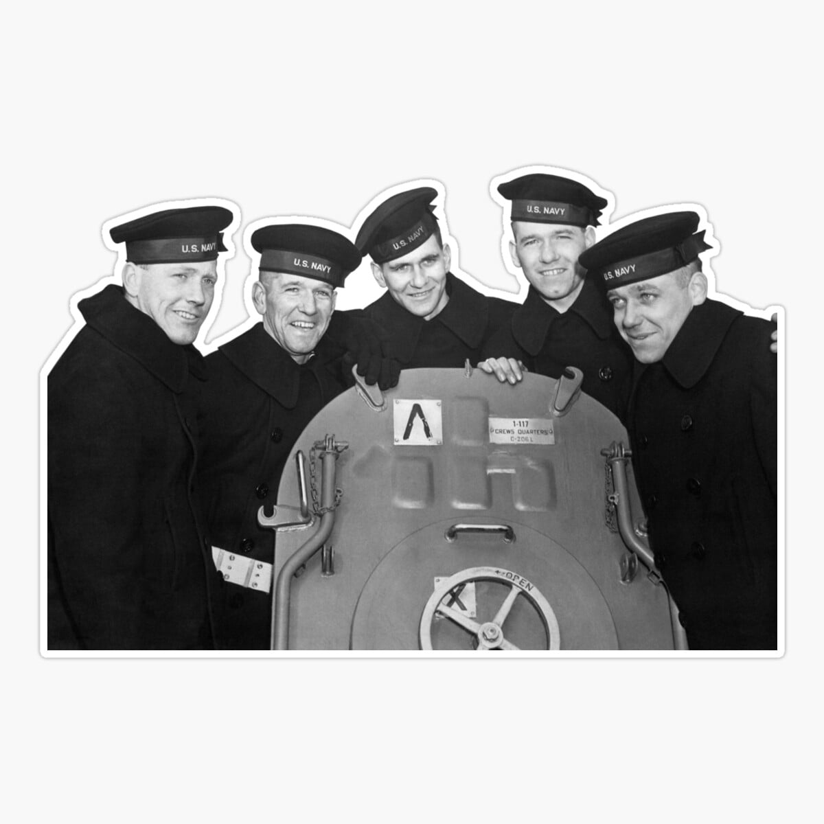 Maneki The Sullivan Brothers Aboard The Uss Juneau - Ww2 - Circa 1942 ...