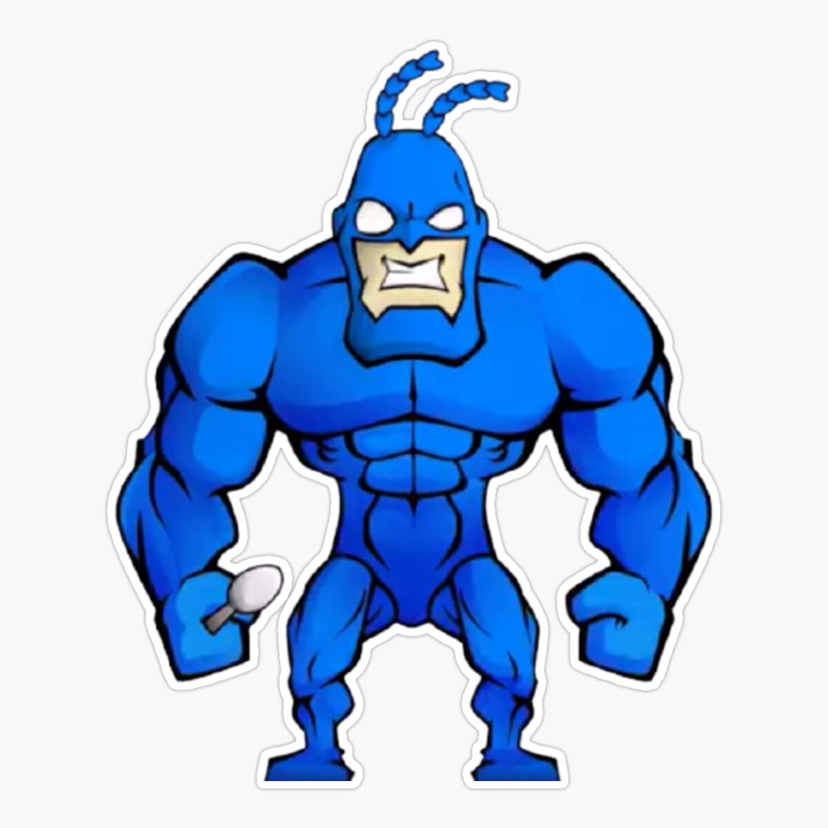 Maneki The Tick Cartoon Er, Phone Decal Water Bottle Stickers Car ...