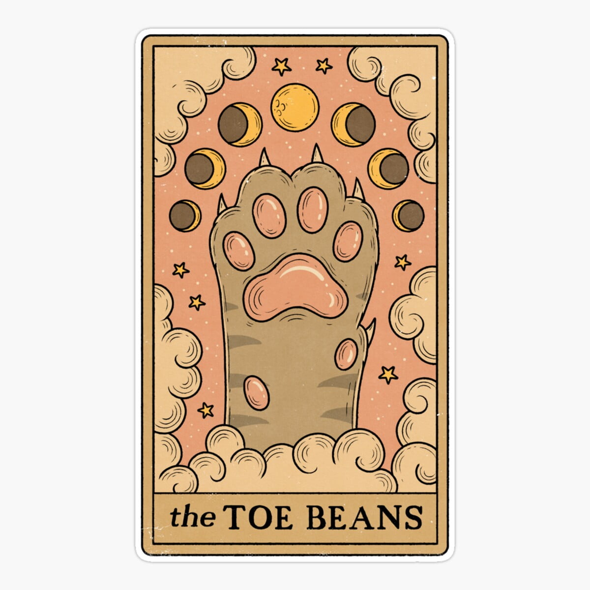 Maneki The Toe Beans Er, Phone Decal Water Bottle Stickers Car Decals ...