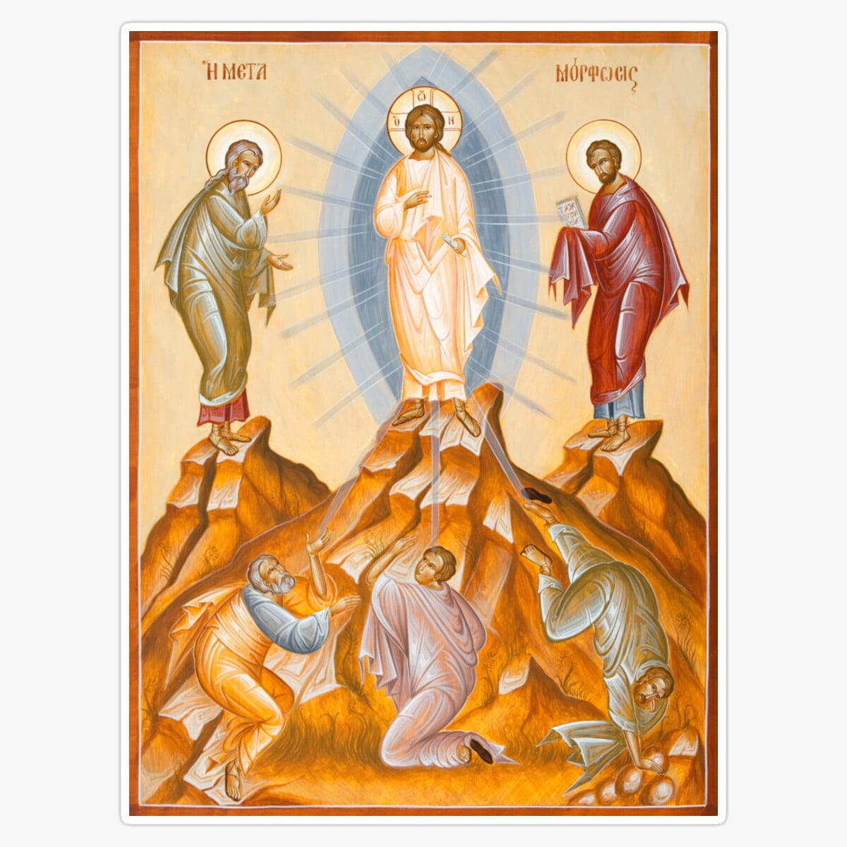 Maneki The Transfiguration Of Christ Er, Phone Decal Water Bottle Stickers Car Decals, Funny ...