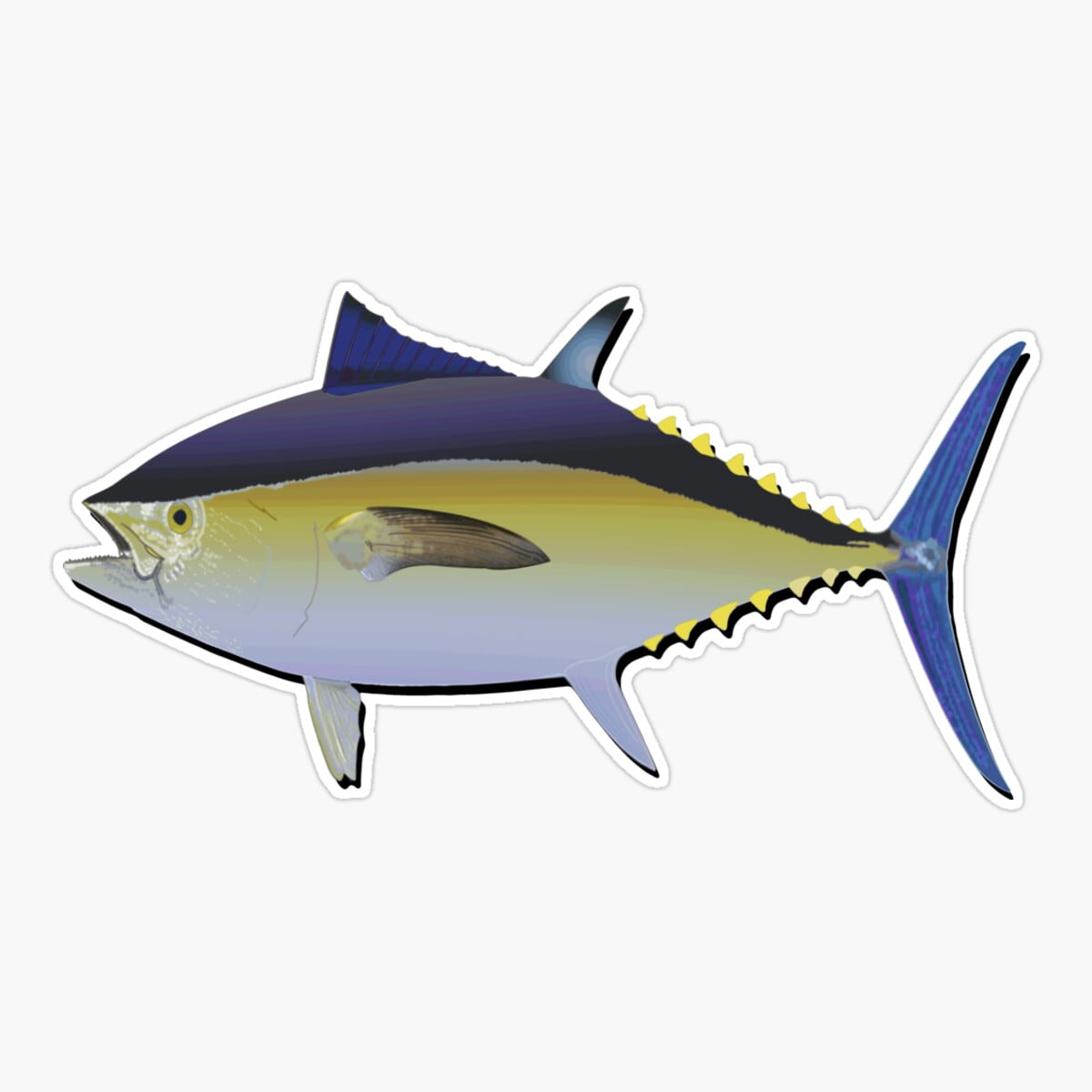 Maneki The Tuna Er, Phone Decal Water Bottle Stickers Car Decals, Funny ...