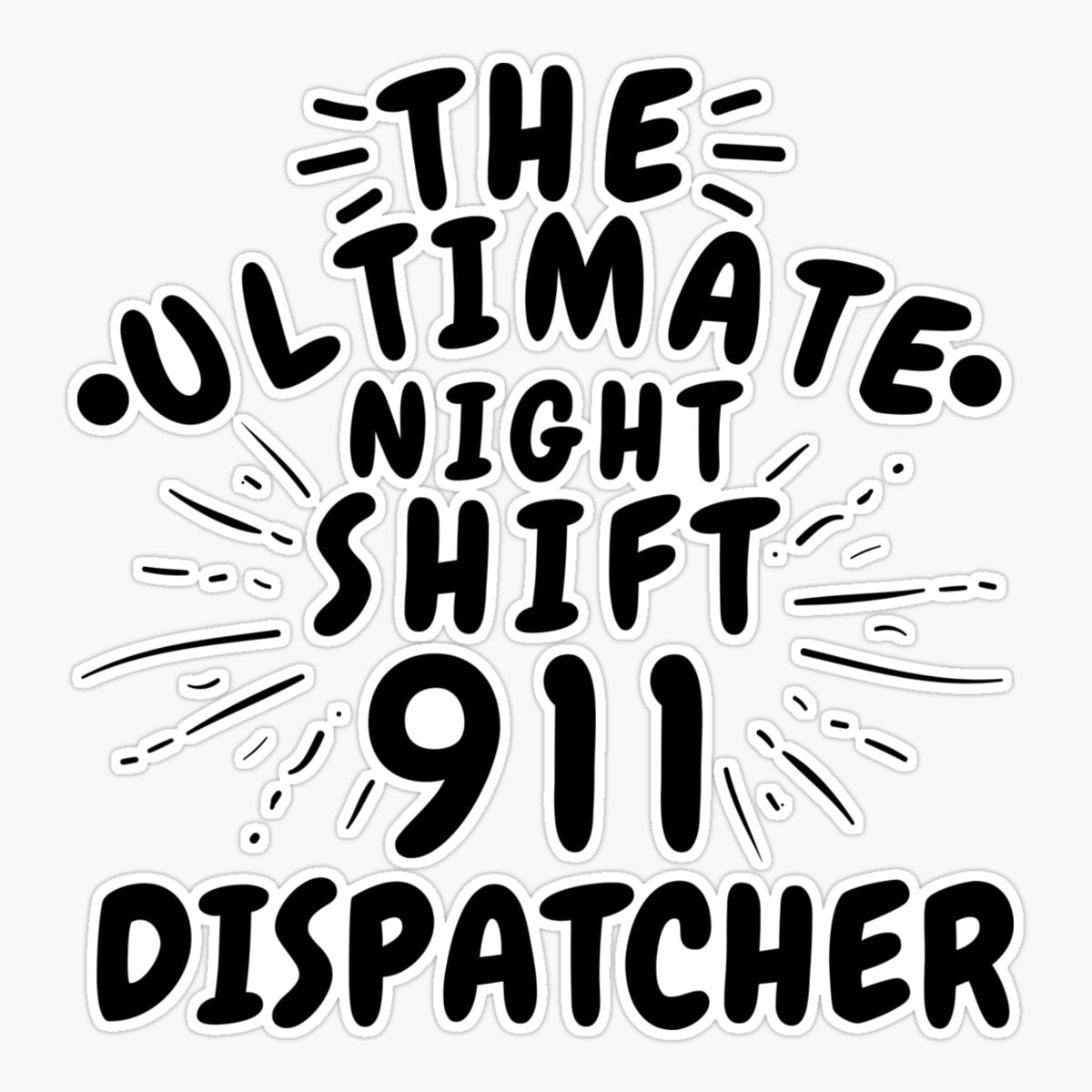 Maneki The Ultimate Night Shift 911 Dispatcher Er, Phone Decal Water ...