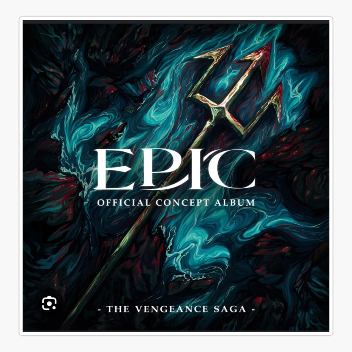 Maneki The Vengeance Saga Epic The Musical Sticker, Phone Decal Water ...