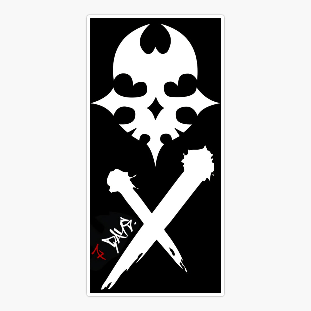 Maneki The World Ends With You - Logo (Player Pin) Er, Phone Decal ...