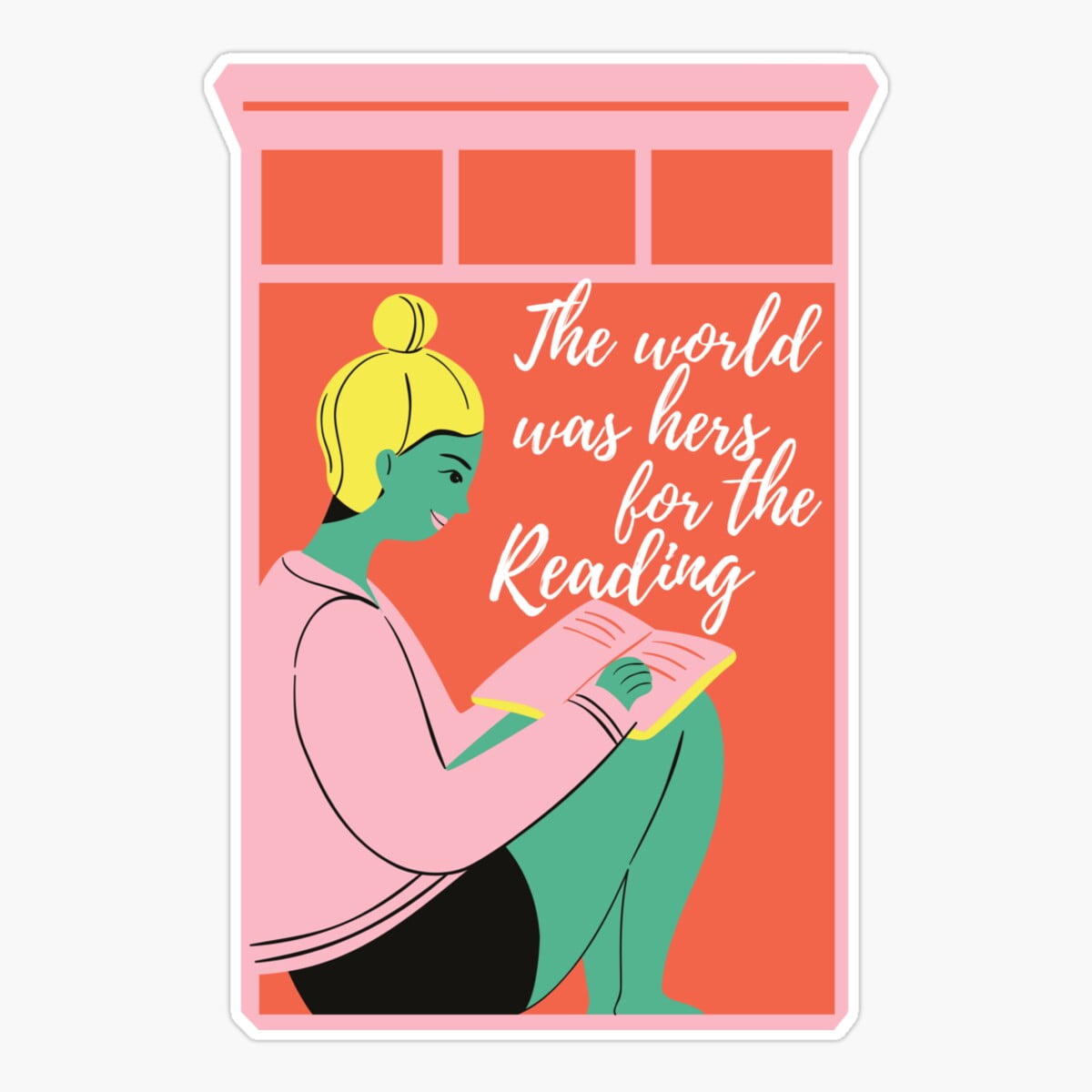 Maneki The World Was Hers Sticker, Phone Decal Water Bottle Stickers ...