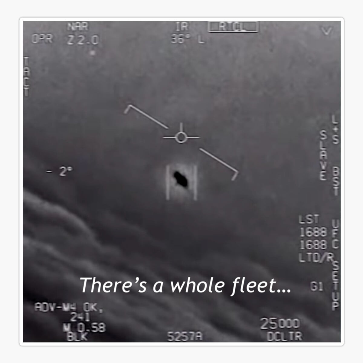 Maneki There'S A Whole Fleet... (Gimbal Uap / Ufo) Er, Phone Decal ...