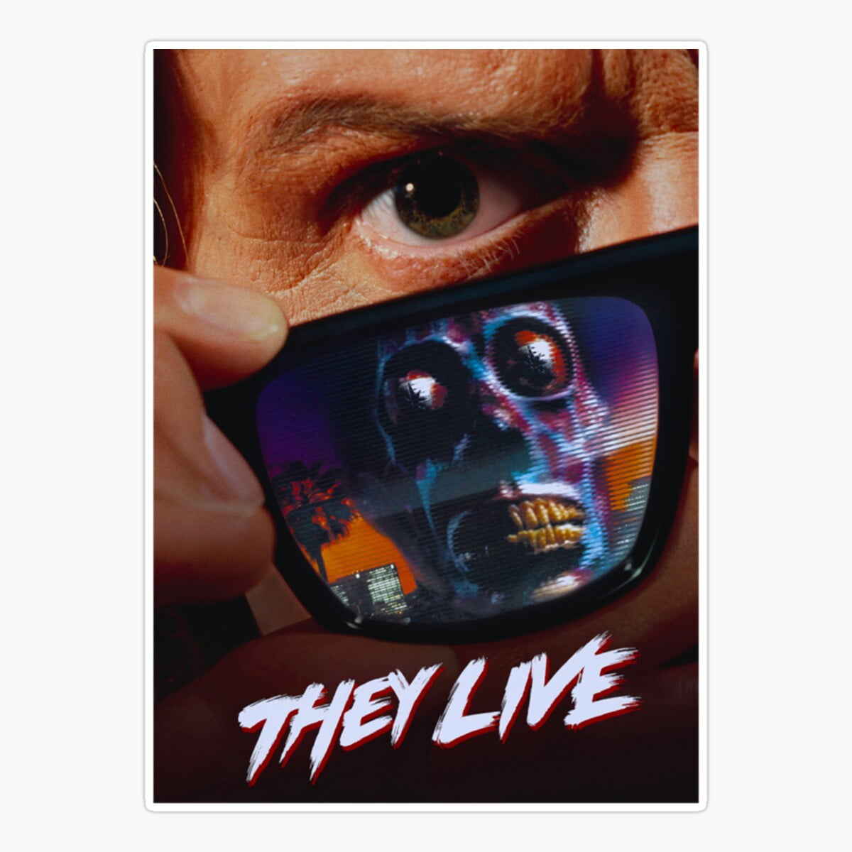 Maneki They Live Sticker, Phone Decal Water Bottle Stickers Car Decals ...