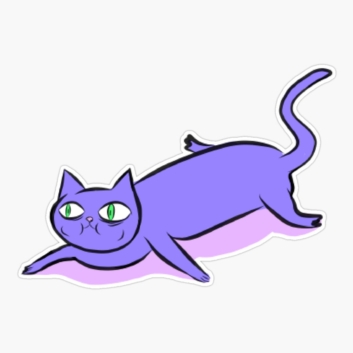 Maneki Thicc Boi Sticker, Phone Decal Water Bottle Stickers Car Decals ...