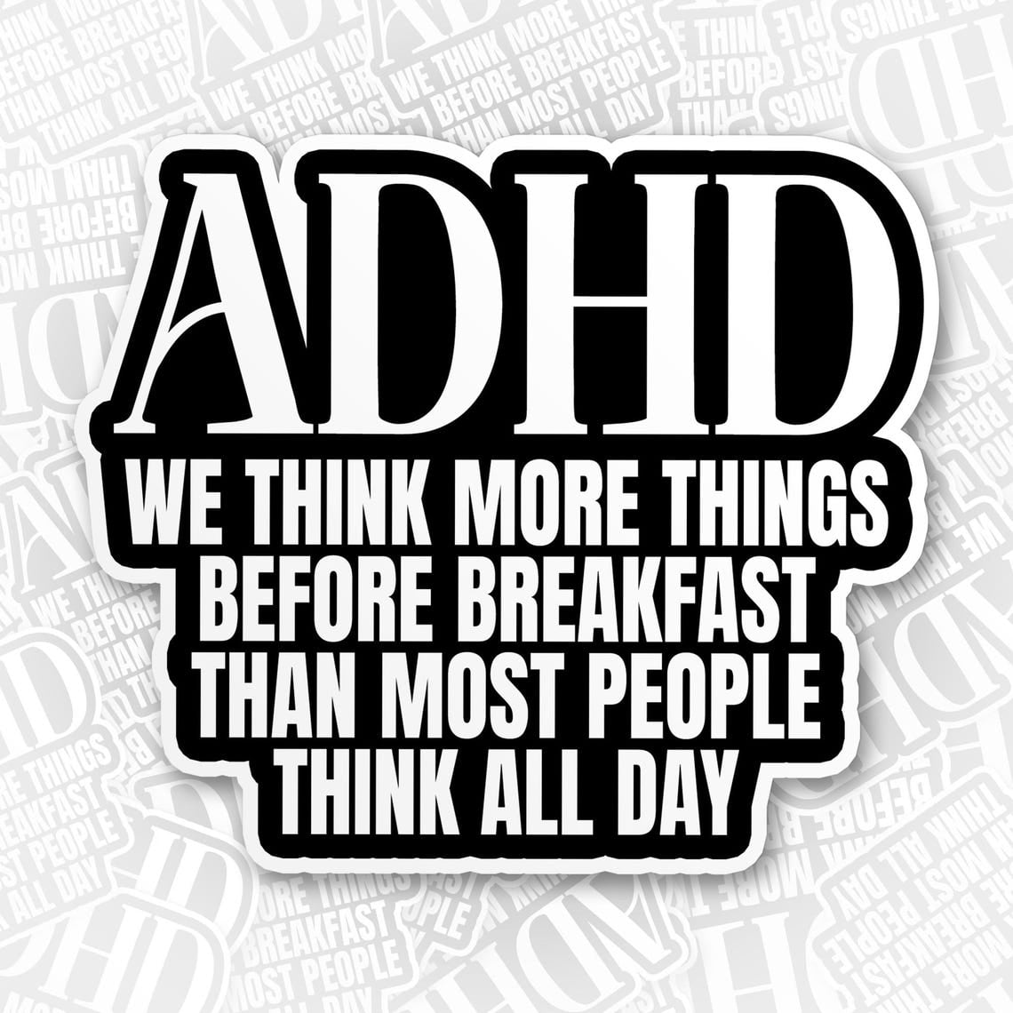 Maneki We Think More Things Before Breakfast Er, Retro Cute Adhd Ers ...