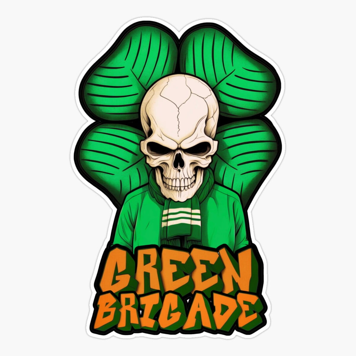 Maneki This Is The Green Brigade Er, Phone Decal Water Bottle Stickers ...