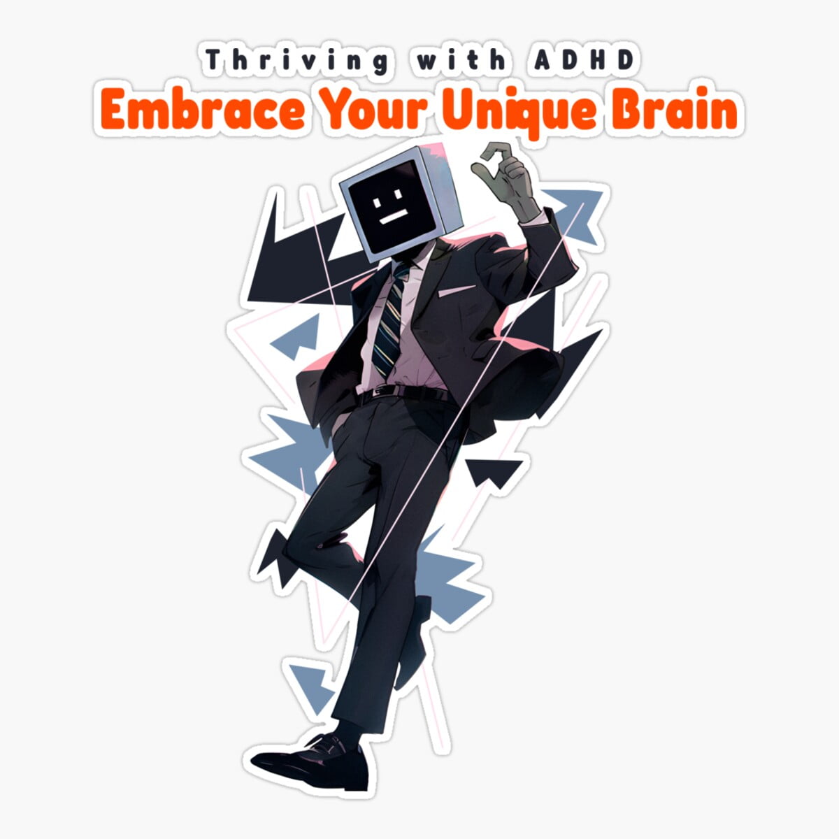 Maneki Thriving With Adhd Embrace Your Unique Brain Adhd Motivational T ...