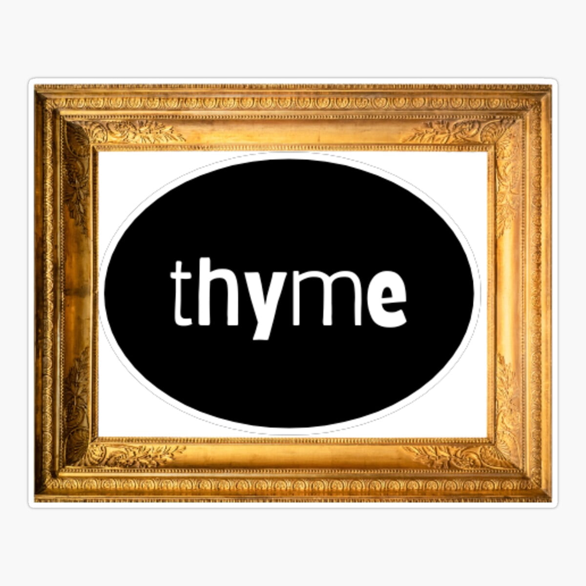 Maneki Thyme Sticker, Phone Decal Water Bottle Stickers Car Decals ...