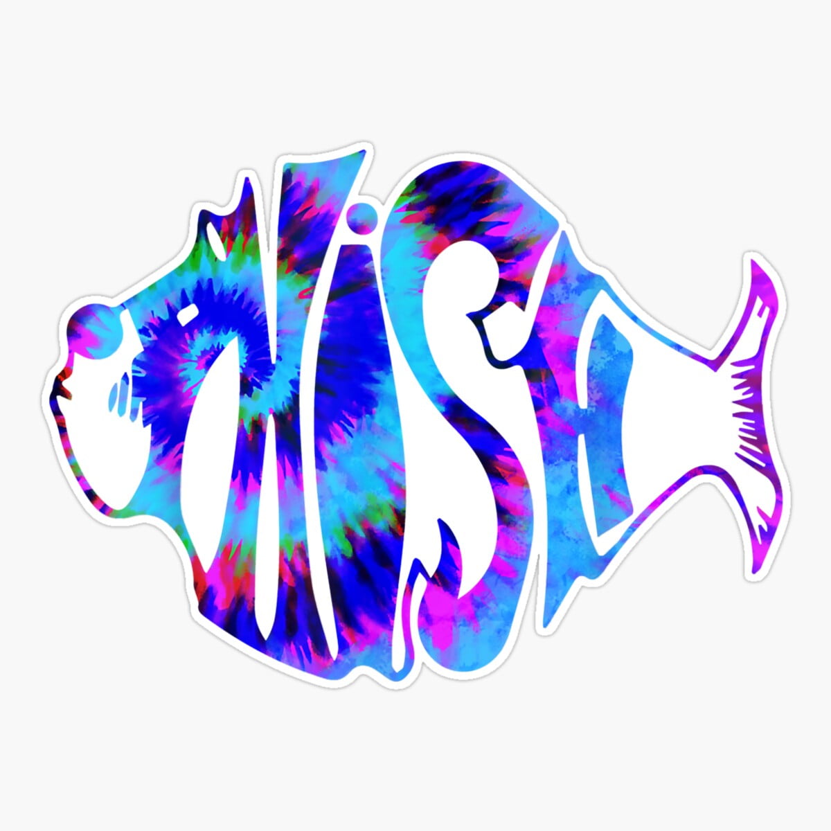 Maneki Tie-Dye Phish-Jam, Ishing, Isherman Costume Er, Phone Decal ...